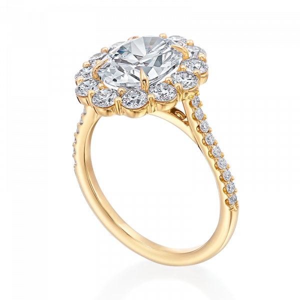 Diamond Scalloped Engagement Ring – https://dcjltd.com/