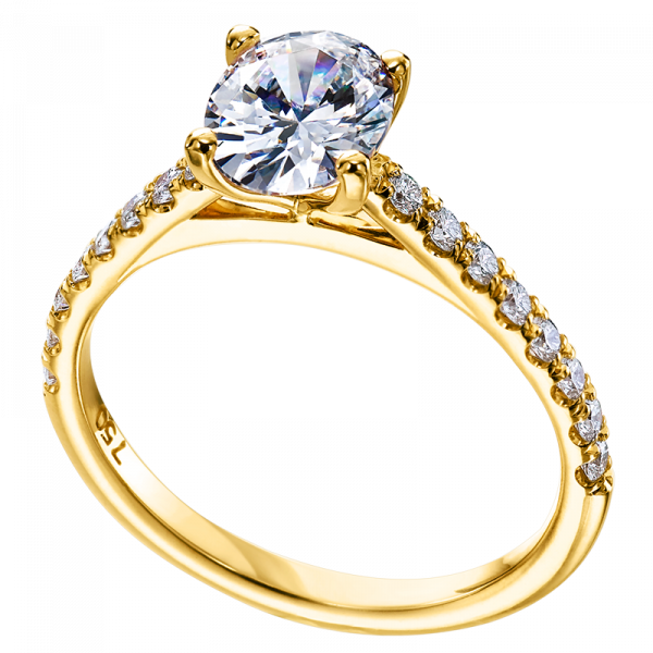 Pave Diamond Engagement Ring – https://dcjltd.com/