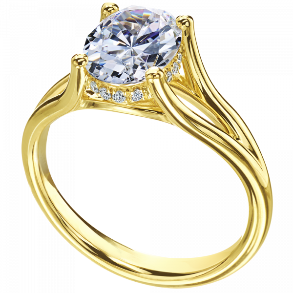 Split Band Diamond Engagement Ring – https://dcjltd.com/