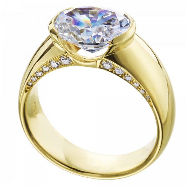 Oval Center Diamond Engagement Ring – https://dcjltd.com/