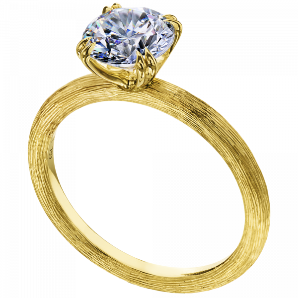 Florentine Finish Diamond Engagement Ring – https://dcjltd.com/